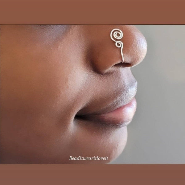 Nose Cuffs & Nose Rings - Spiritual Handmade Jewelry - Loc Jewelry ...